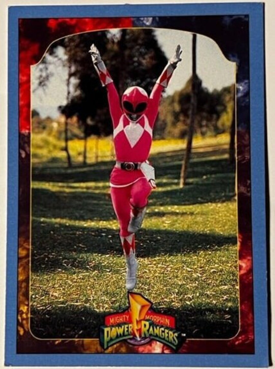 Mighty Morphin Power Rangers - the PINK RANGER - Series 2 - Card #120 ...