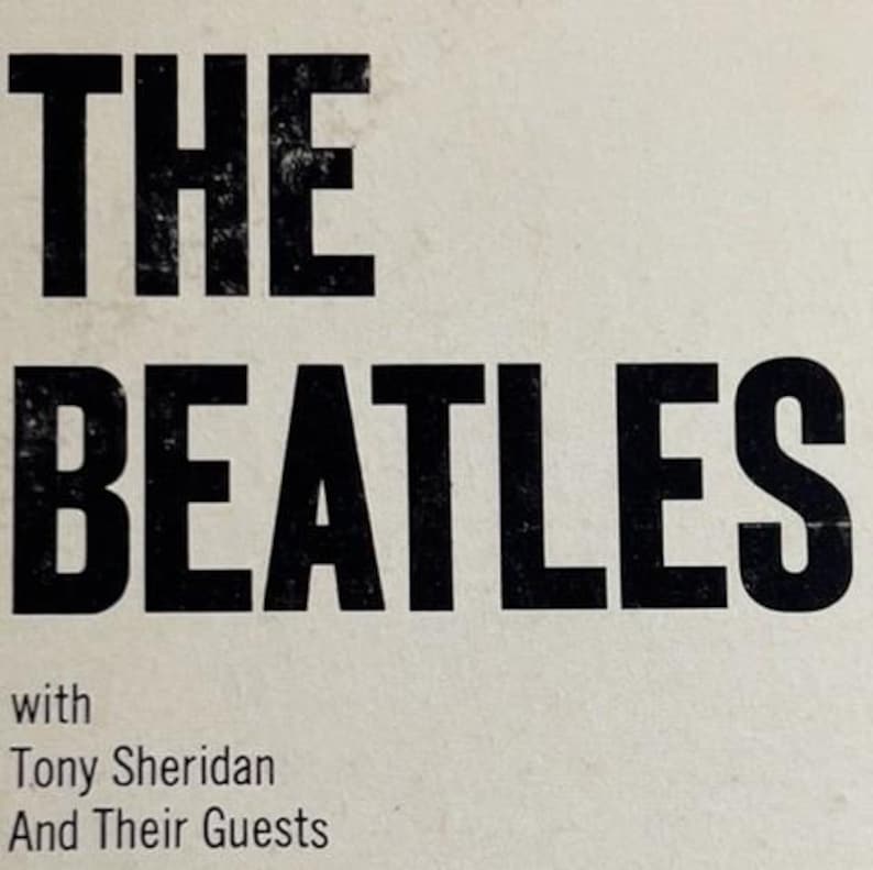 The Beatles With Tony Sheridan and Guests - Vinyl LP (E/SE-4215) - Etsy
