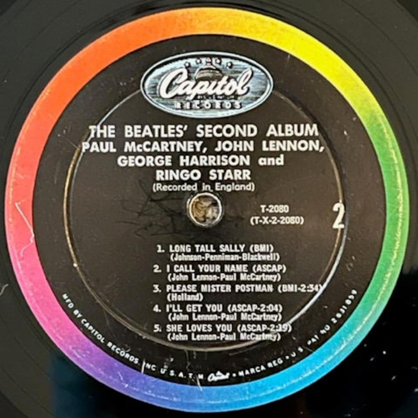 The Beatles' Second Album - Vinyl LP (T2080) - Etsy