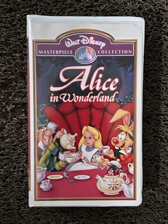 Walt Disney Masterpiece Collection Alice in Wonderland VHS - Etsy