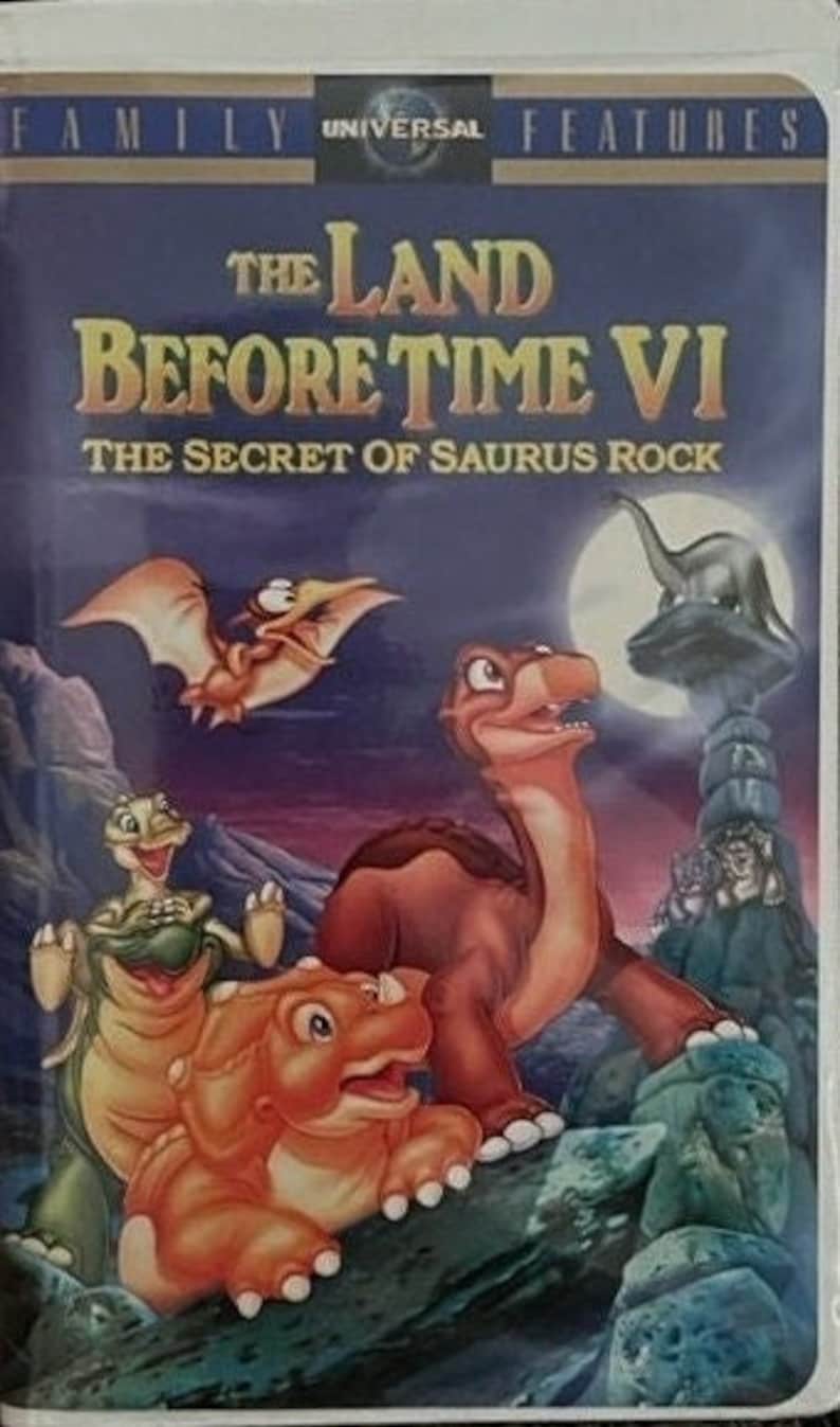 The Land Before Time VI - the Secret of Saurus Rock - VHS Movie (83361 ...