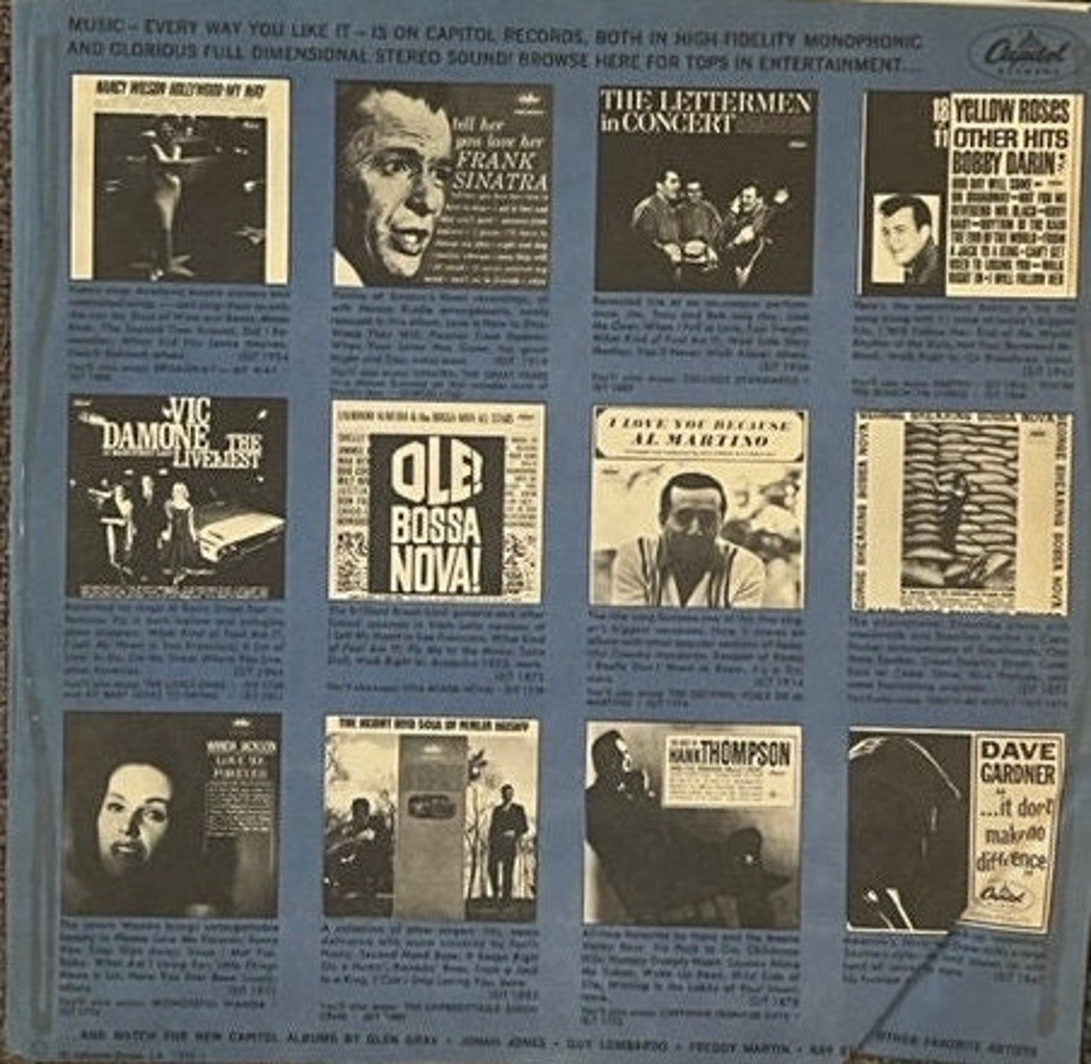 Meet the Beatles! the First Album by England's Phenomenal Pop Combo ...
