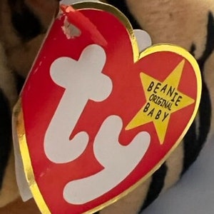 TY, INC. - the Beanie Babies Collection - STRIPES - 1995 - 10" - Etsy