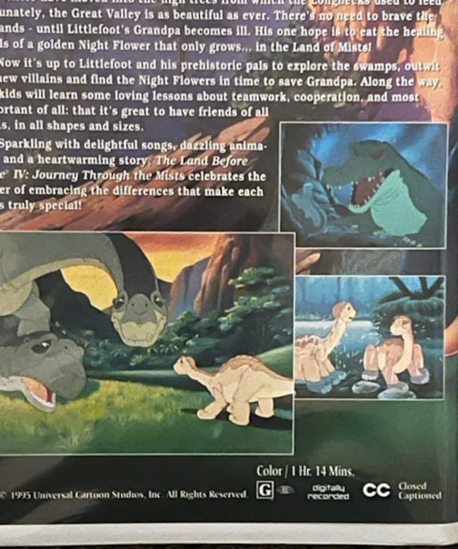 The Land Before Time IV - Journey Through the Mists - VHS Move (82396 ...