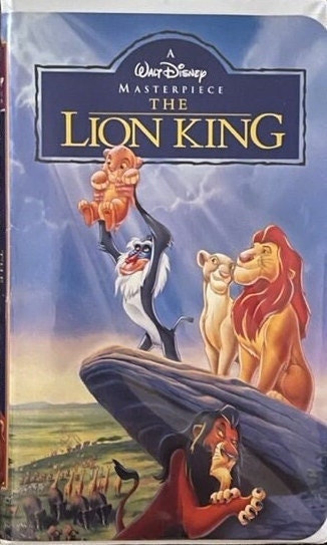 A Walt Disney Masterpiece the Lion King - VHS Movie (2977) - Etsy