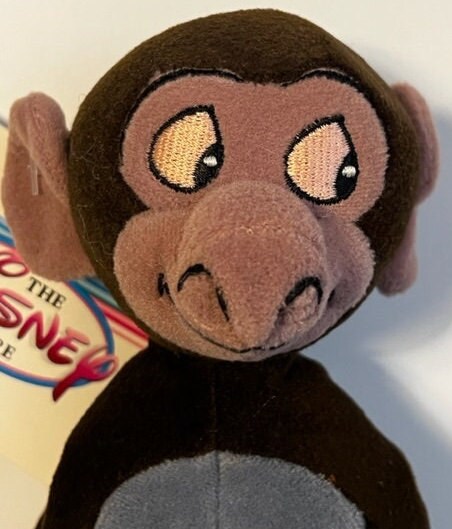 THE DISNEY STORE Bean Bag Tarzan Baby Baboon 7 - Etsy