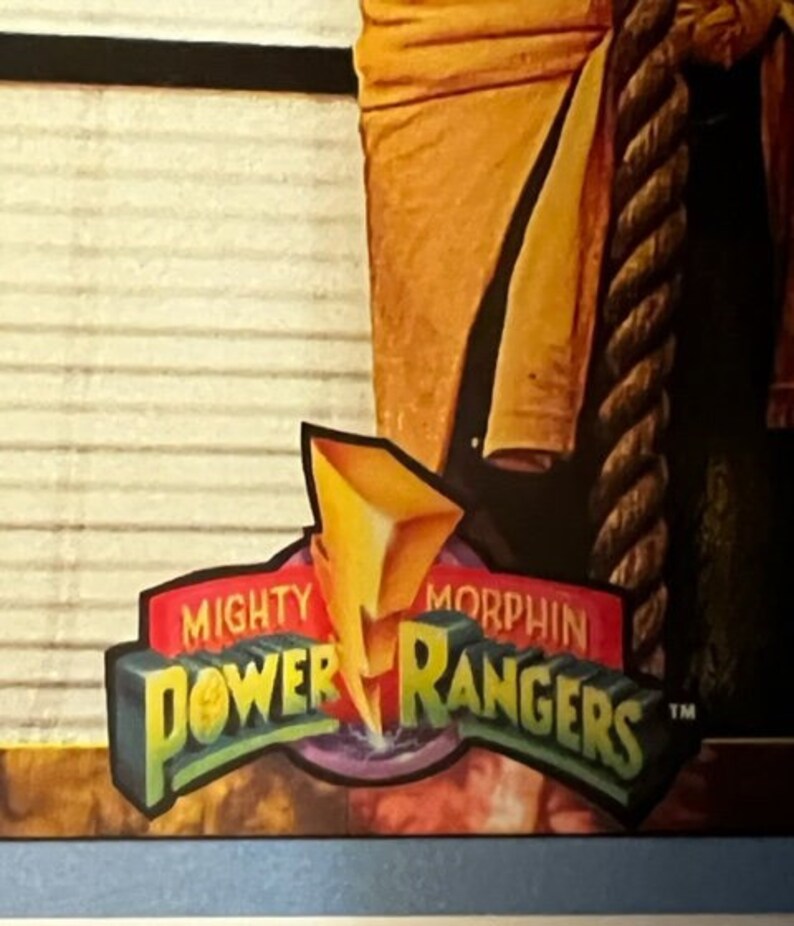 Mighty Morphin Power Rangers ROPE CLIMB Series 2 Card 74 1994 - Etsy