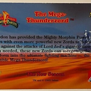 Mighty Morphin Power Rangers - the MEGA-THUNDERZORD - the New Series ...