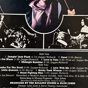 Get Yer Ya-ya's Out! the Rolling Stones in Concert - Vinyl LP (NPS5) - Etsy