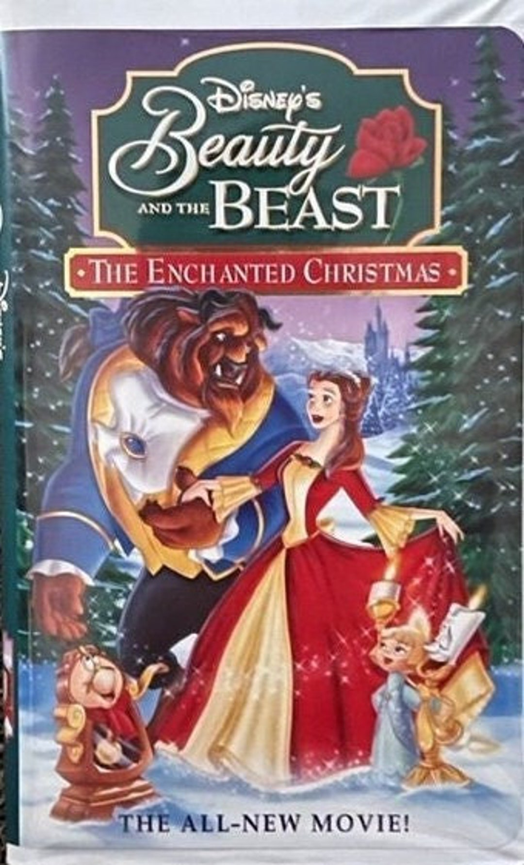 Disney's Beauty and the Beast - the Enchanted Christmas- VHS Movie ...