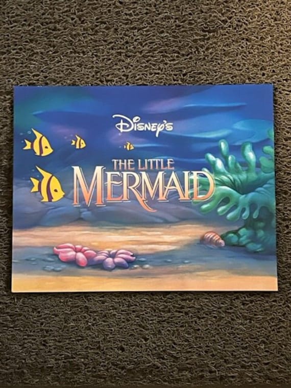 Disney's the Little Mermaid Exclusive Lithograph Portfolio - Etsy