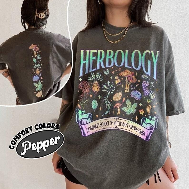 Trendy Herbology Plants PNG Digital Download, Plant Wizard Pottery ...