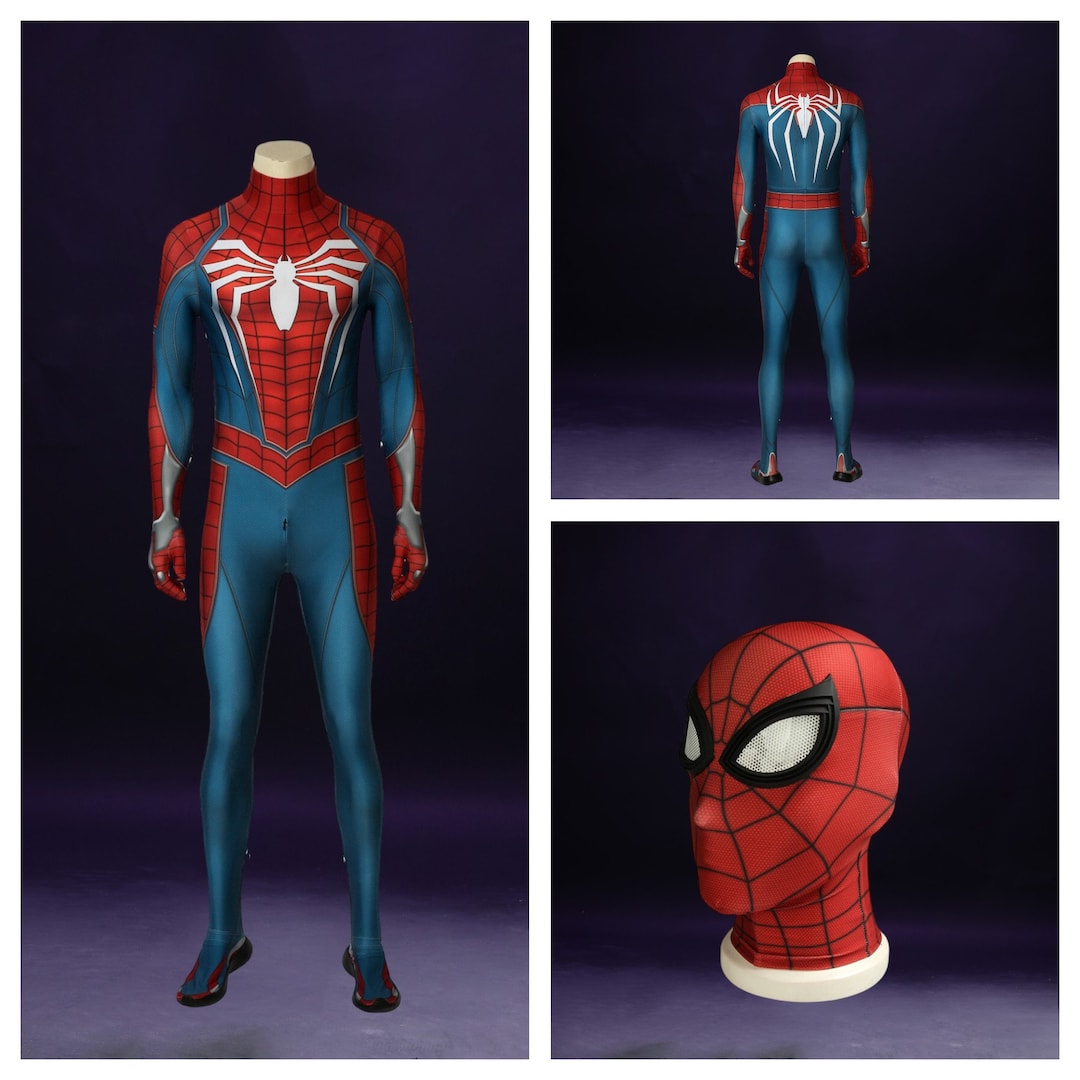 MARVEL SPIDER-MAN PS4 Cosplay Costume for Men Halloween - Etsy