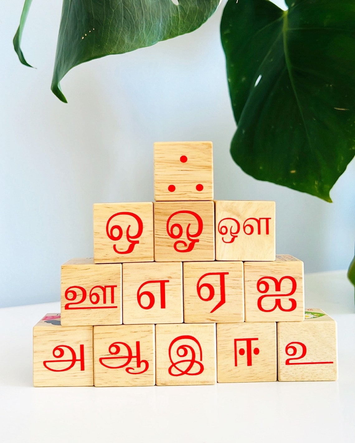 Tamil Vowels Blocks - Etsy