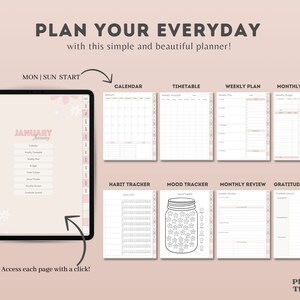 Undated iPad Planner, Digital Planner Goodnotes, Goodnotes Planner ...