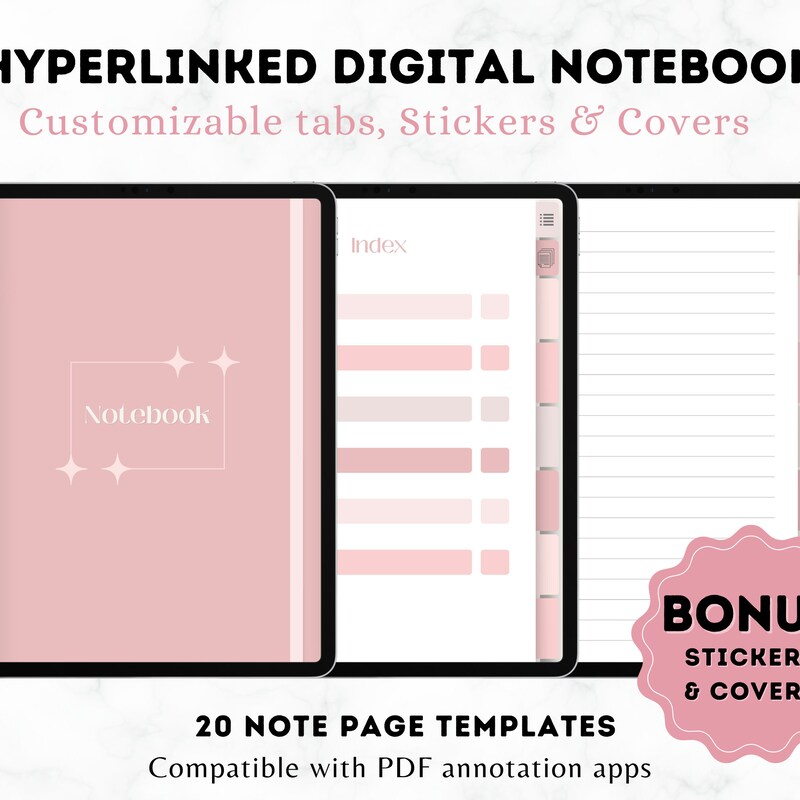 Digital Notebook - Etsy