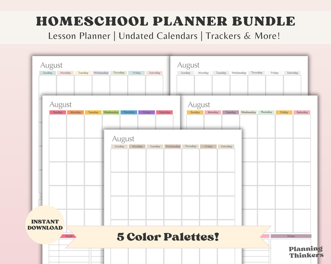 Homeschooling Planner PDF, Homeschool Planner PDF, Homeschooling ...