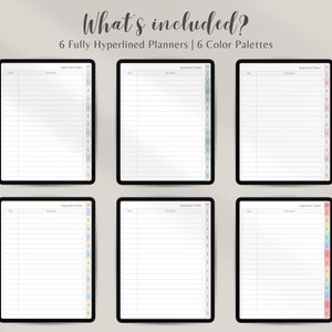 Student Planner Digital Student Planner Weekly Academic Planner Digital ...