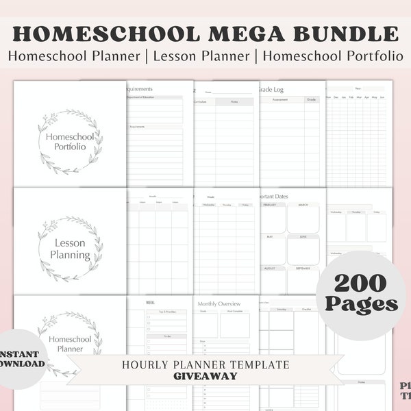 Homeschool Planner - Etsy