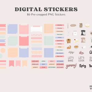 Digital Recipe Book Template Digital Recipe Journal Recipebook Recipe ...