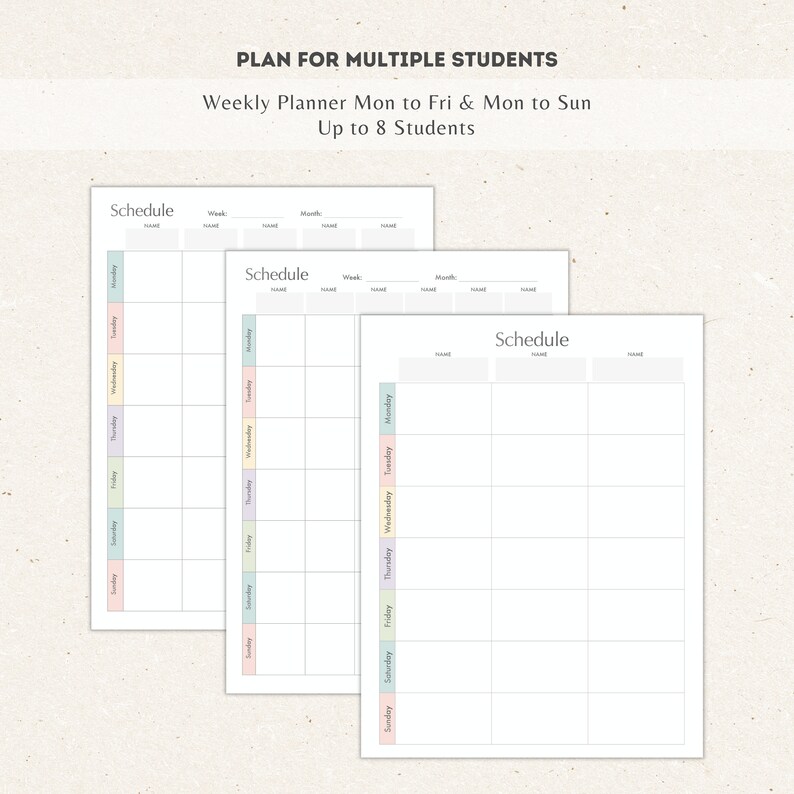Pastels Homeschool Planner Mega Bundle, Homeschool Lesson Planner ...