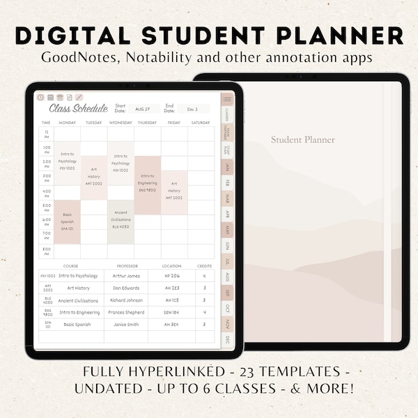 Study Planner - Etsy
