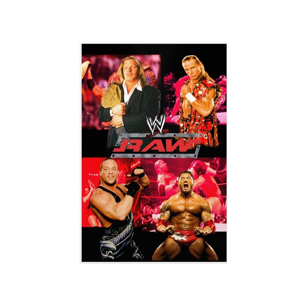 Vintage Wwe Poster - Etsy UK