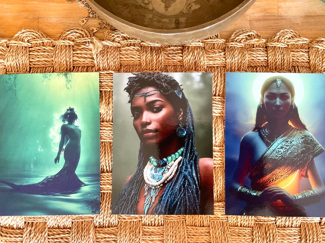 Atlantian Realms Trio - Altar Card Set - the Subtle Realms - Etsy
