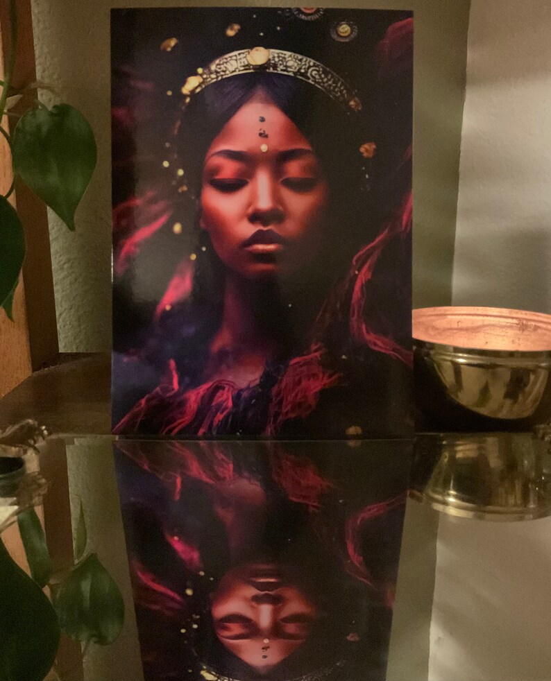 Ancient High Priestess - Altar Card - the Subtle Realms - Etsy