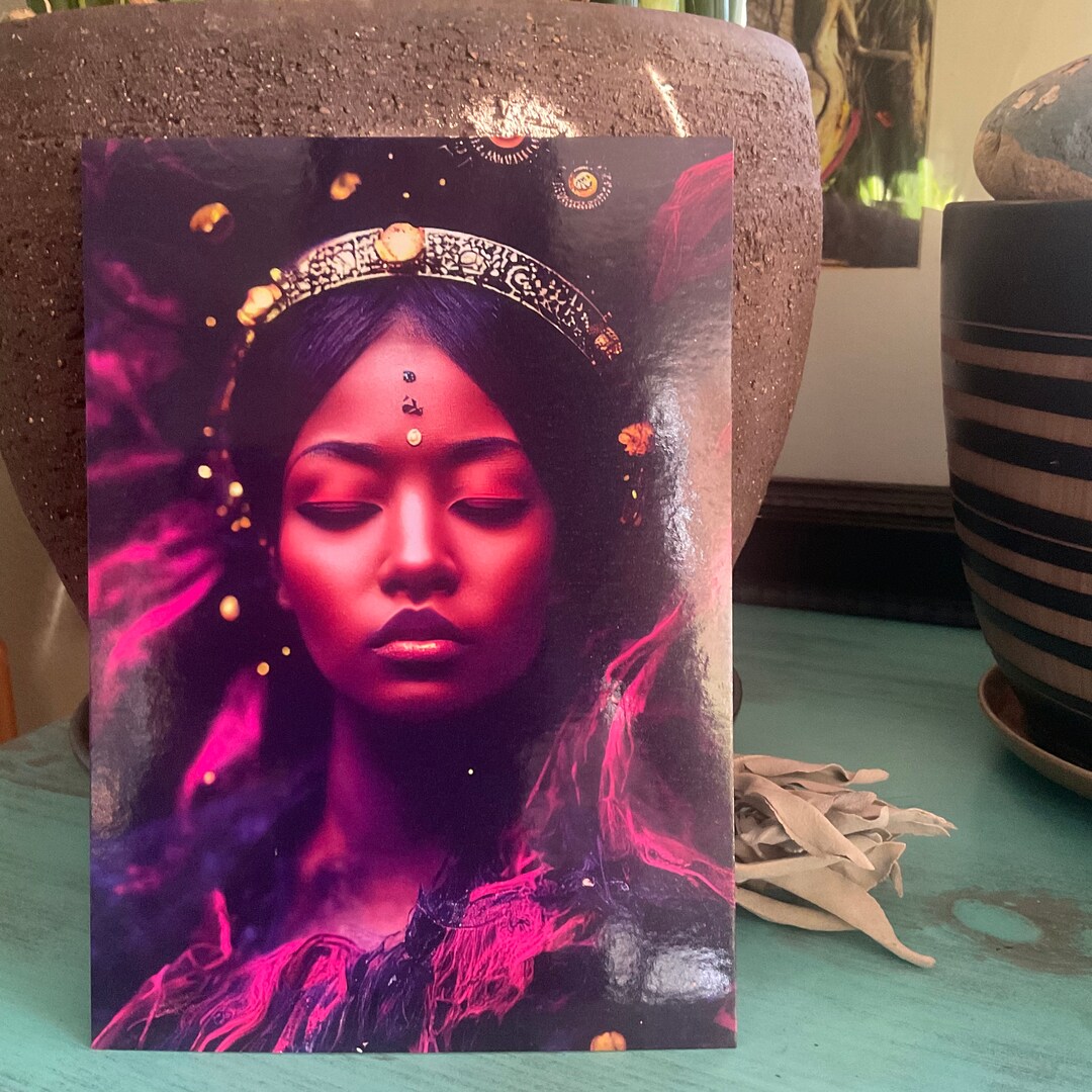 Ancient High Priestess - Altar Card - the Subtle Realms - Etsy