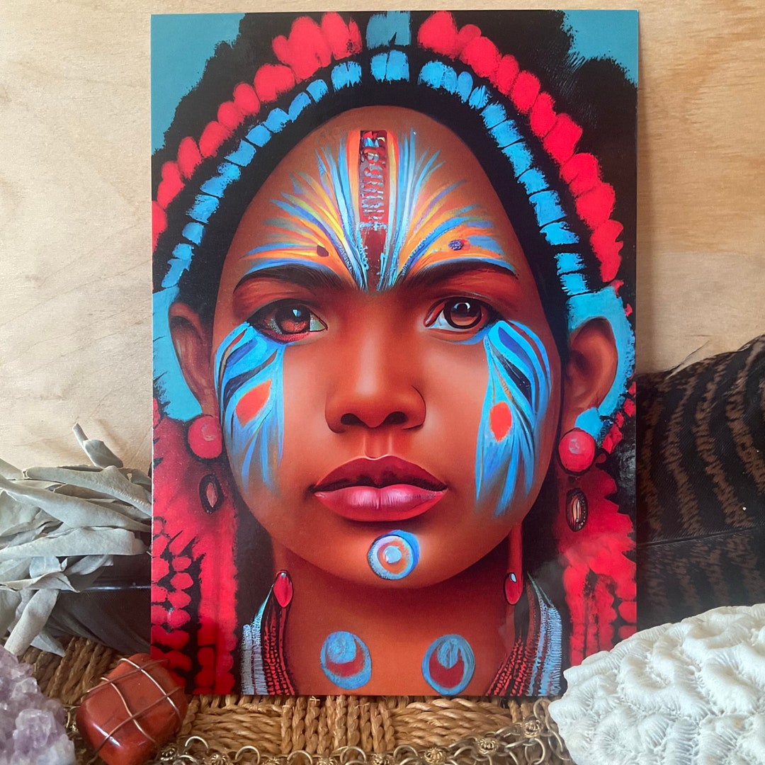 Sacred Warrior Priestess - Altar Card - the Subtle Realms - Etsy