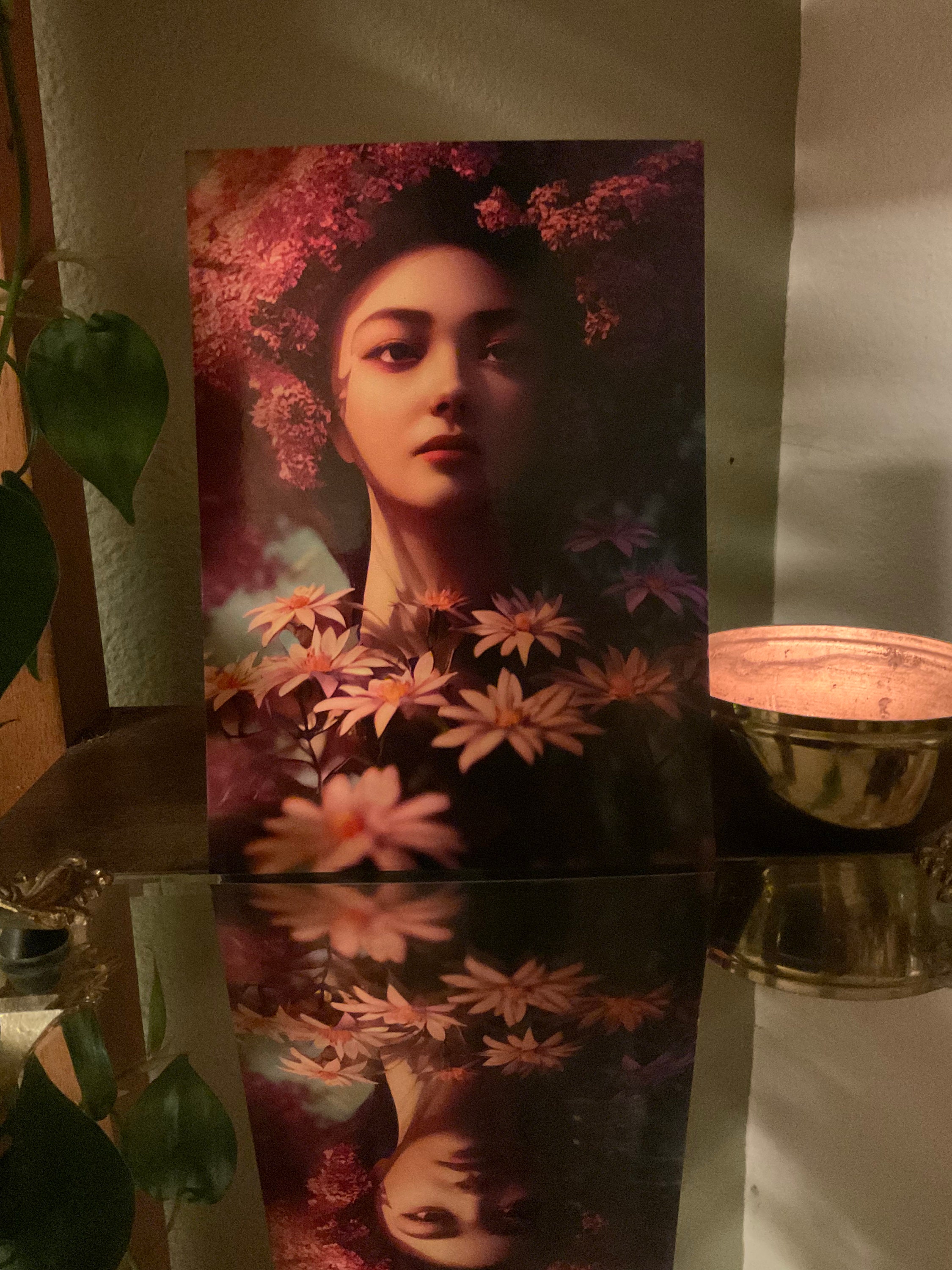 Flower Elemental Princess - Altar Card - the Subtle Realms - Etsy