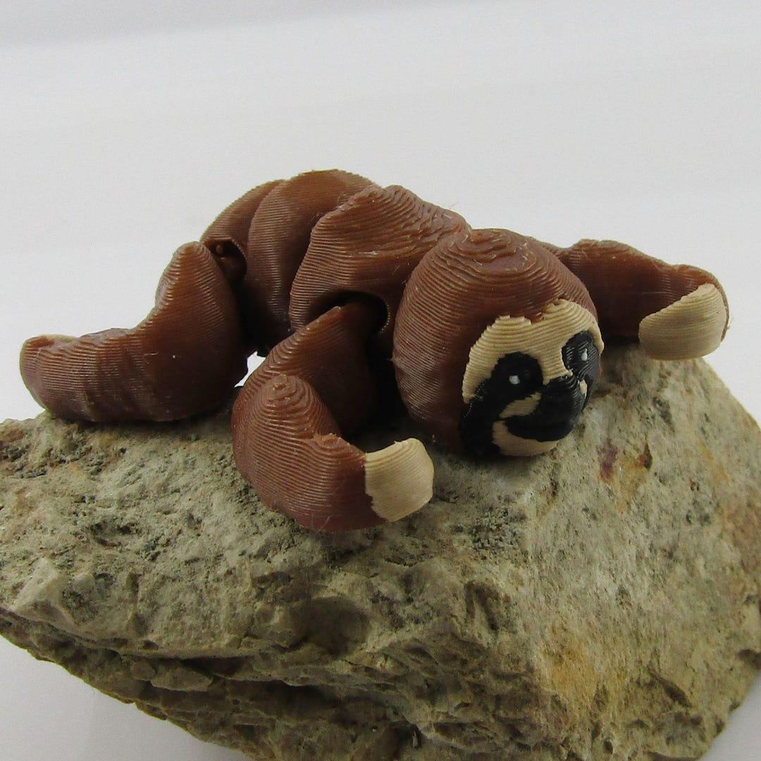 Articulated Sloth 3D Fidget Toy Desk Decoration - Etsy