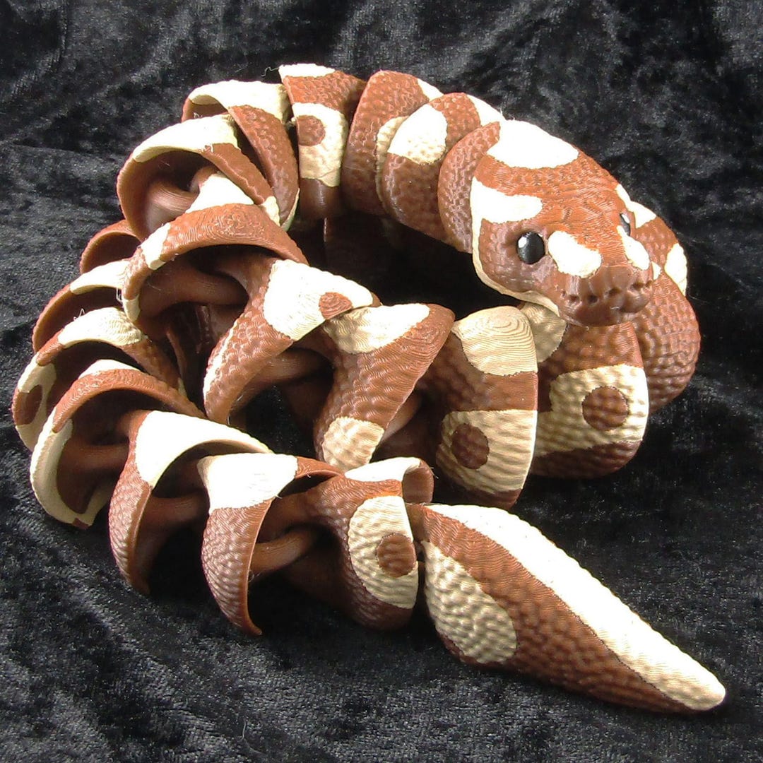 Articulated Flexi Snake 3D Fidget Toy Desk Decoration 600mm Long - Etsy