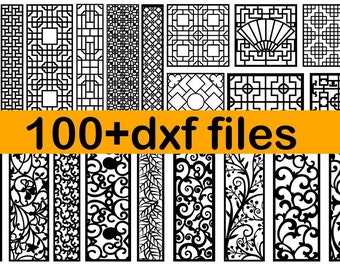 DXF Patterns File Privacy Screen Vinyl Decor Panel - Etsy