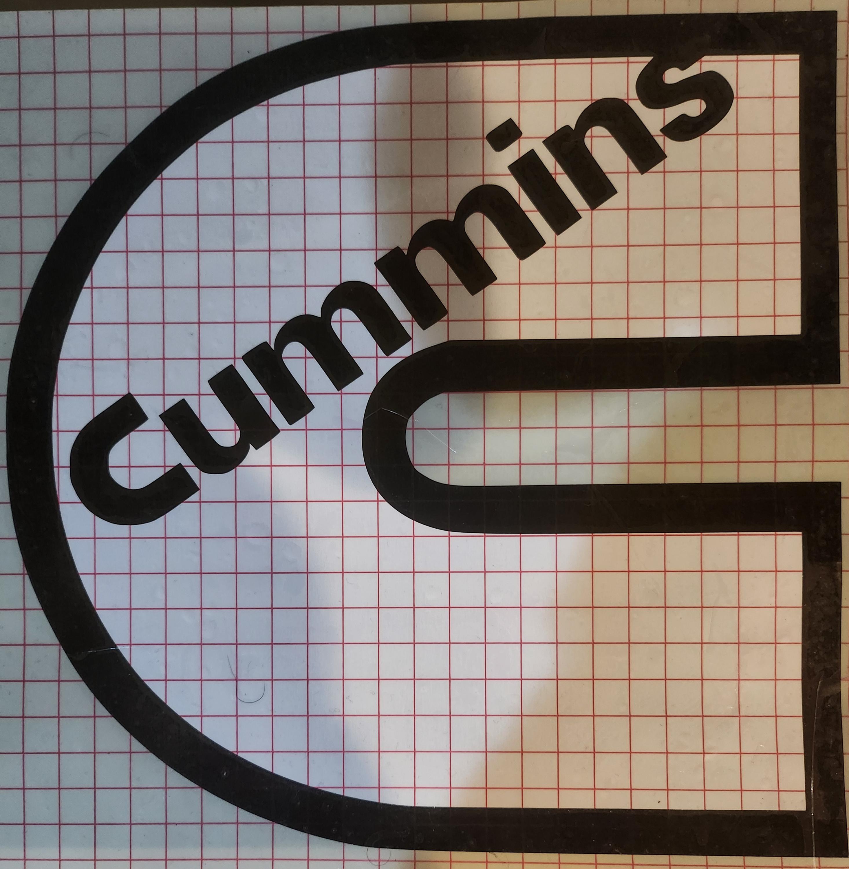 Dodge Cummins Decal - Vinyl Decal for Car Windows, Trucks, SUV, Laptop ...