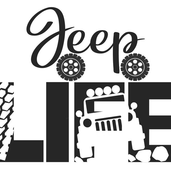 Jeep Life Decal - Etsy