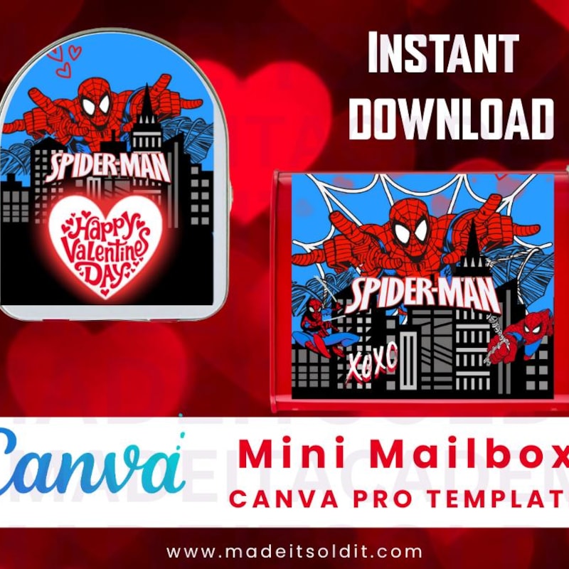 Template for Mailbox - Etsy