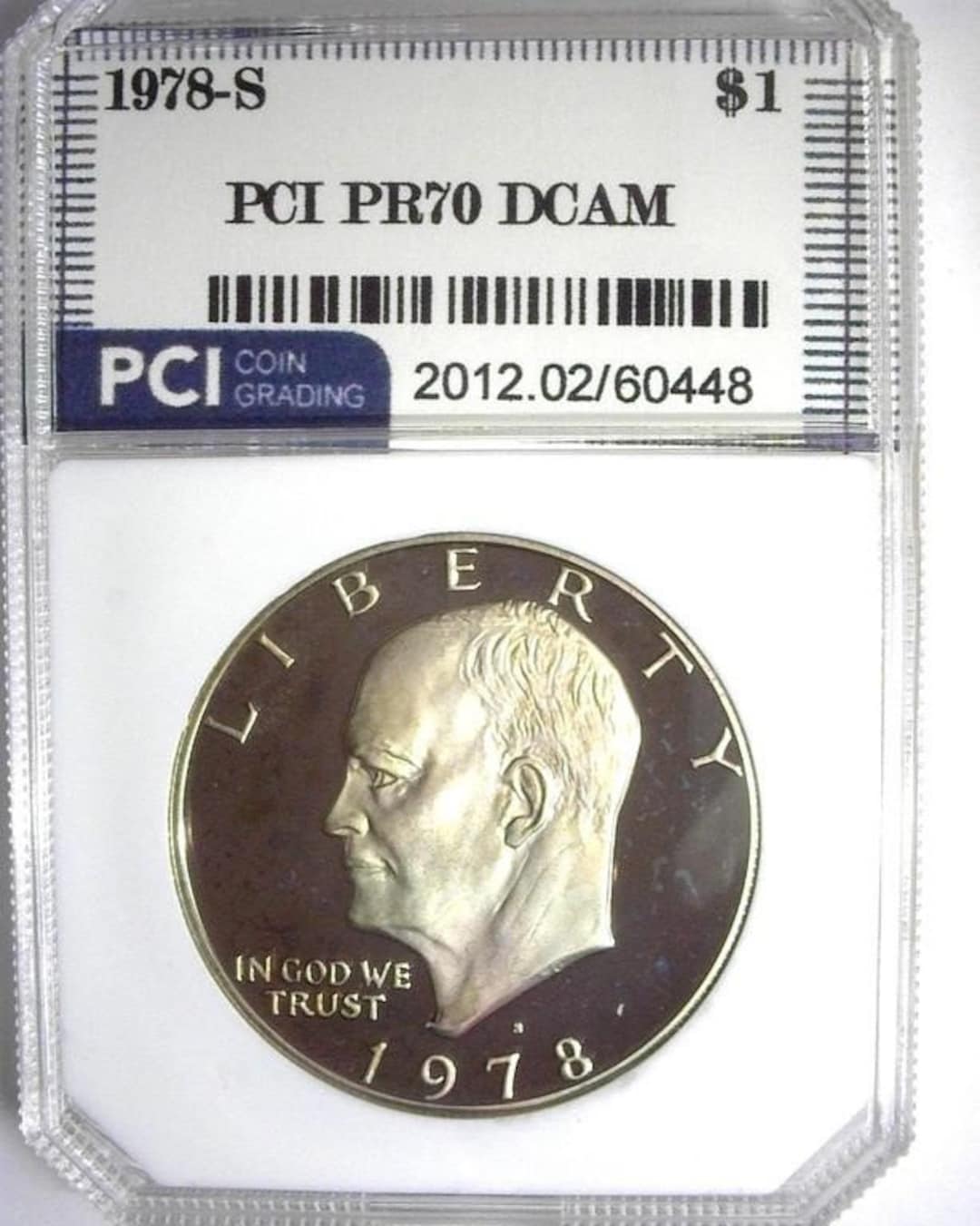 1978-S Clad IKE Dollar, PCI Certified Graded PR70 DCAM, Premium Quality ...