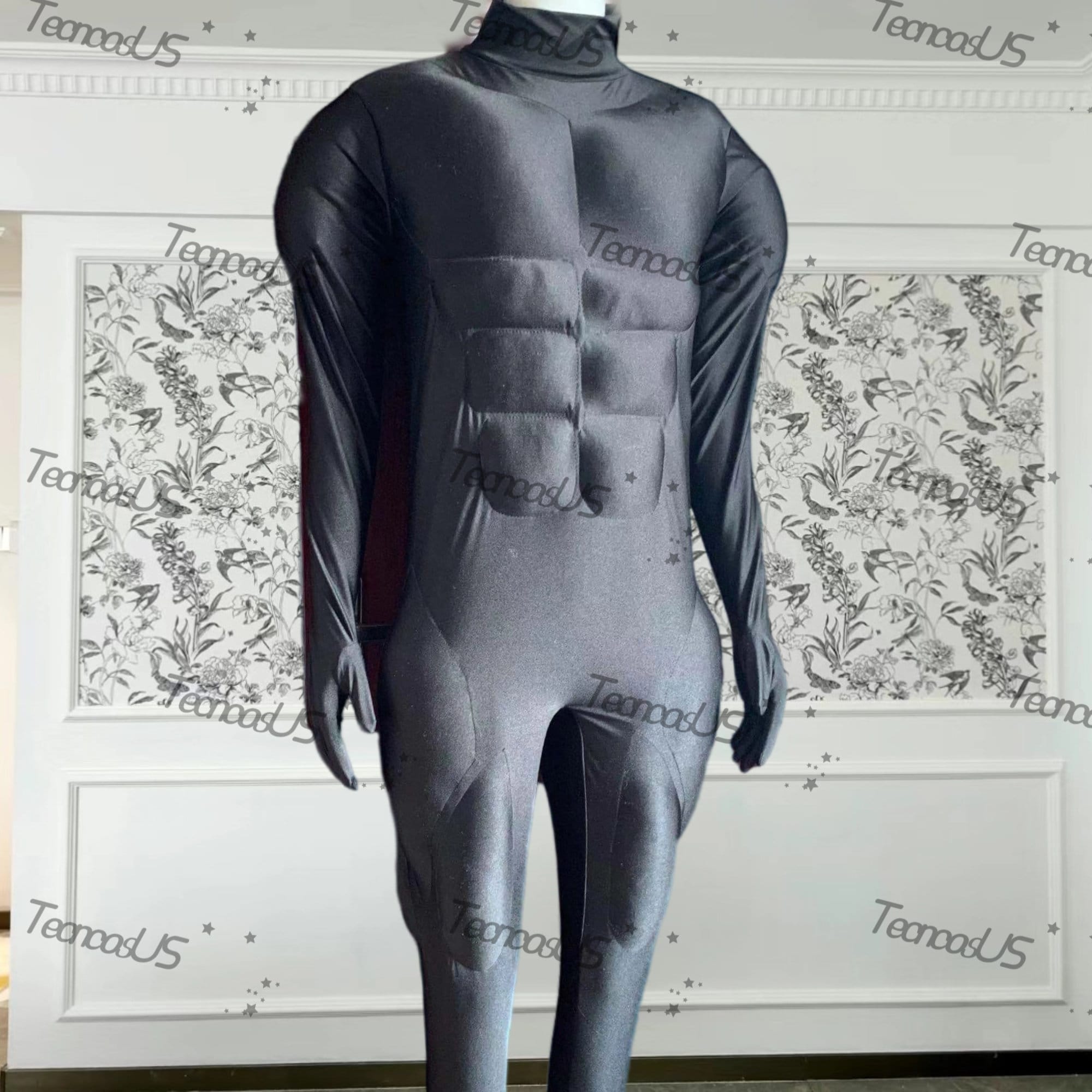 Black Silver Muscle Suit for Cosplay Full Body Muscle Suit - Etsy
