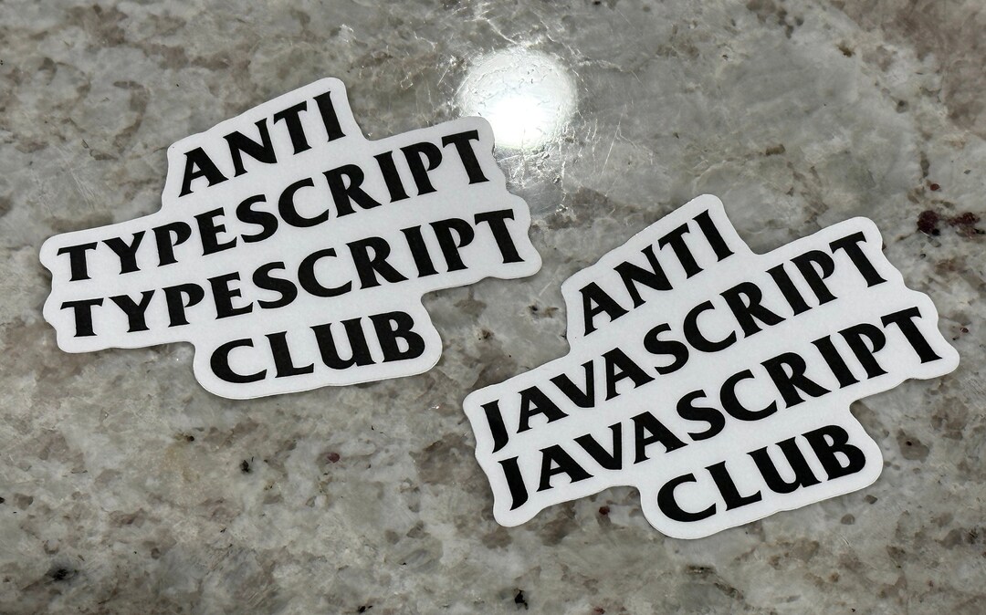 Anti Javascript Javascript Club Stickers - Etsy