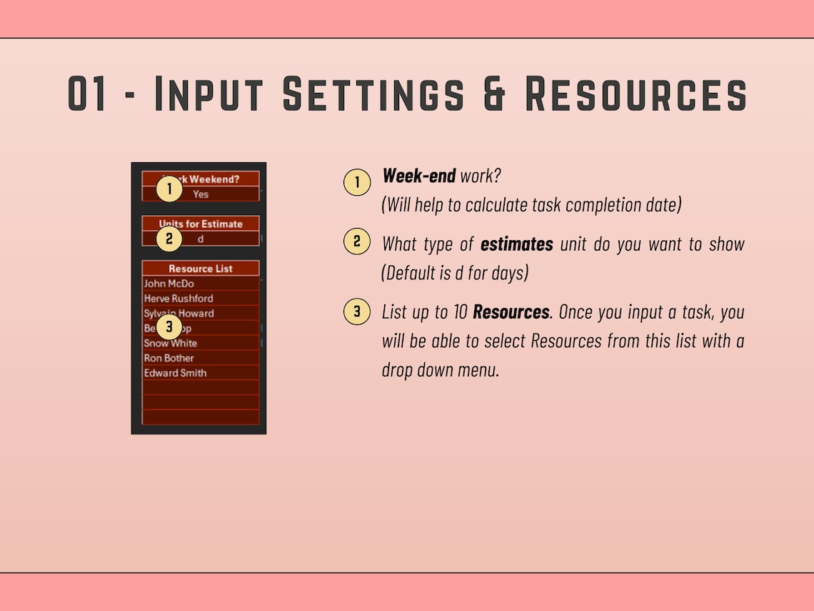 Excel Task List, Project or Activity Dashboard With Resourcing Impact, to Do List in Excel ...