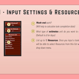 Excel Task List, Project or Activity Dashboard With Resourcing Impact, to Do List in Excel ...