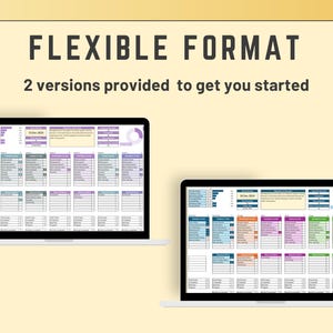 Weekly To-do List With Automated Backlog in Excel | Planner | Weekly Planner Template | Color ...