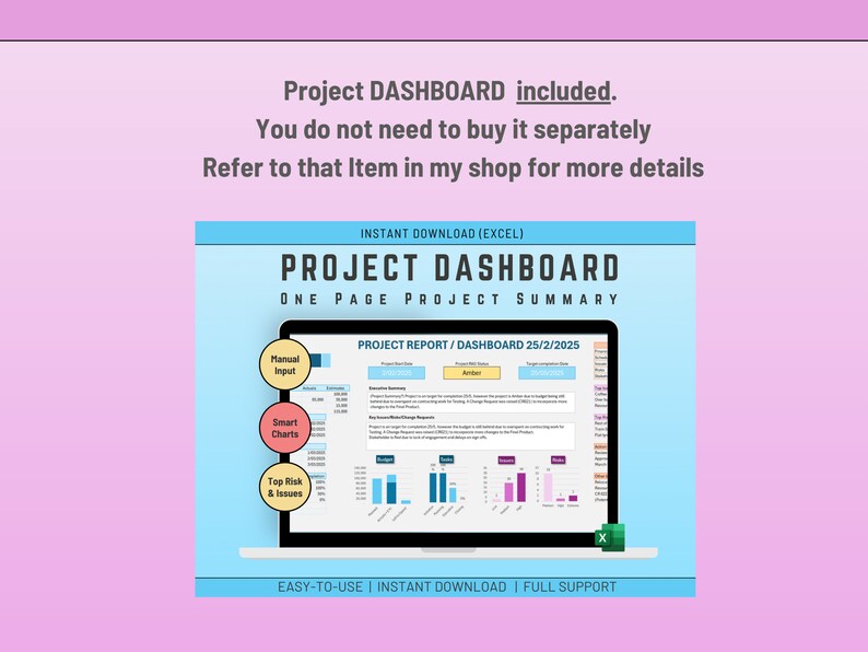 Program and Project Dashboard in Excel | All 10 Projects Consolidate in ...