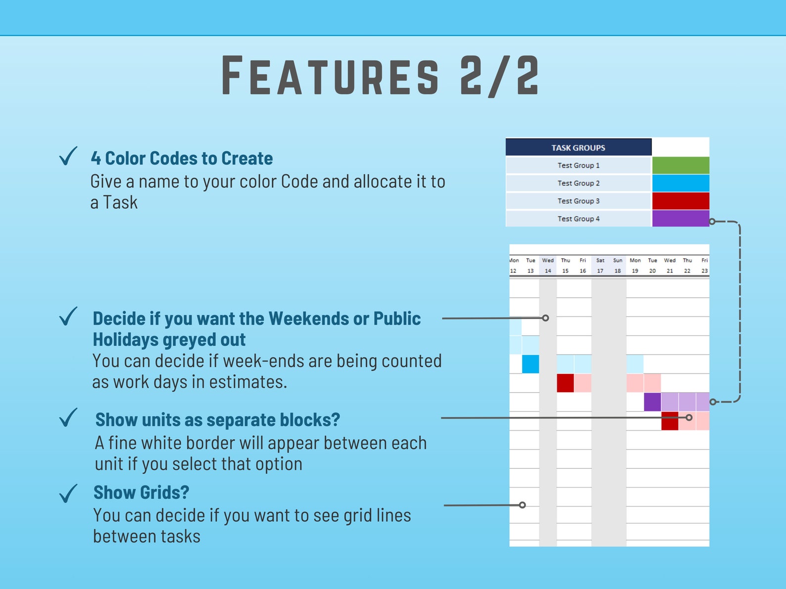 Gantt Chart in Excel - Scheduling Tool With Dependencies and Team ...