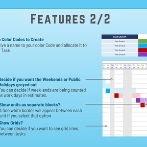 Excel Gantt Chart Template: Project Scheduling Tool With Dependencies ...
