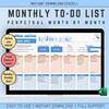 Weekly To-do List With Automated Backlog in Excel Planner Weekly Planner Template Color Coded ...