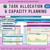 Weekly To-do List With Automated Backlog in Excel Planner Weekly Planner Template Color Coded ...