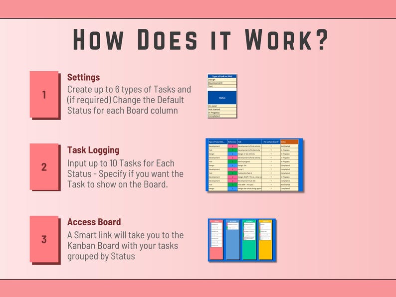 Kanban Board Task List Template Excel 365 Only Agile Development ...